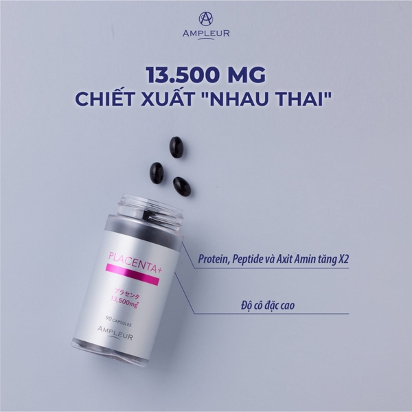 AMPLEUR GF PLACENTA PRO / VIÊN UỐNG CHỐNG LÃO HÓA | PHARMA COSMETICS