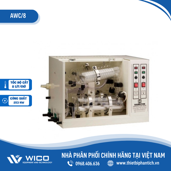Máy Cất Nước 1 Lần Tự Động Hamilton - Anh AWC4(S) và AWC/8(S) | Thiết Bị Phân Tích™