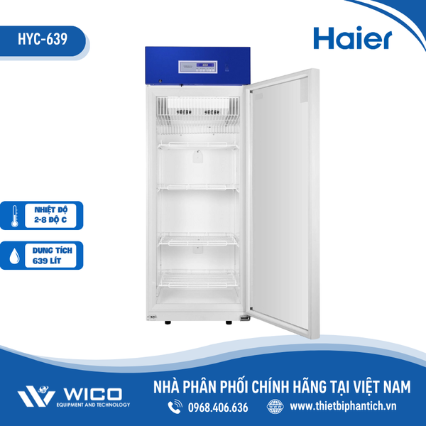 Tủ Bảo Quản Vacxin/ Dược Phẩm 2-8 độ Haier HYC-639 | 639 Lít | Thiết Bị Phân Tích™