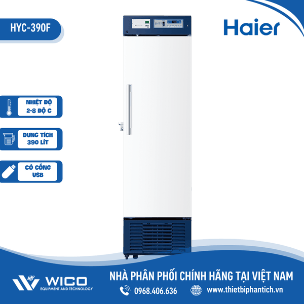 Tủ bảo quản dược phẩm - Vacxin 390 lít Haier HYC-390 | Thiết Bị Phân Tích™