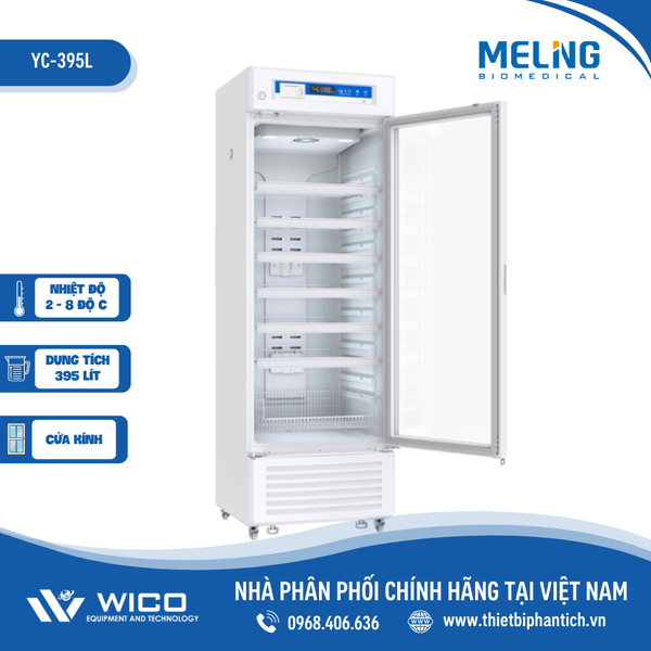 Tủ Bảo Quản Dược Phẩm 395 Lít Meiling YC-395L (Cửa Kính) Và YC-395EL (Cửa Kín) | Thiết Bị Phân Tích™