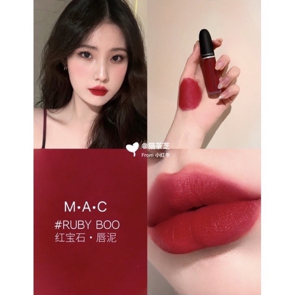 Son MAC 975 Ruby Boo (Đỏ Ruby Nóng Bỏng) Powder Kiss Liquid – JAPANSHOP86.VN