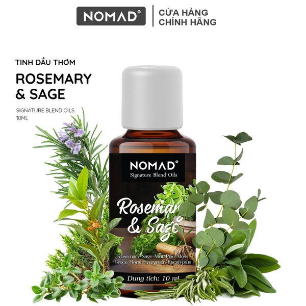 Tinh Dầu Nomad Signature Blend Oils - Rosemary & Sage | OILMART