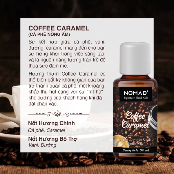 Tinh Dầu Nomad Signature Blend Oils - Coffee Caramel | OILMART