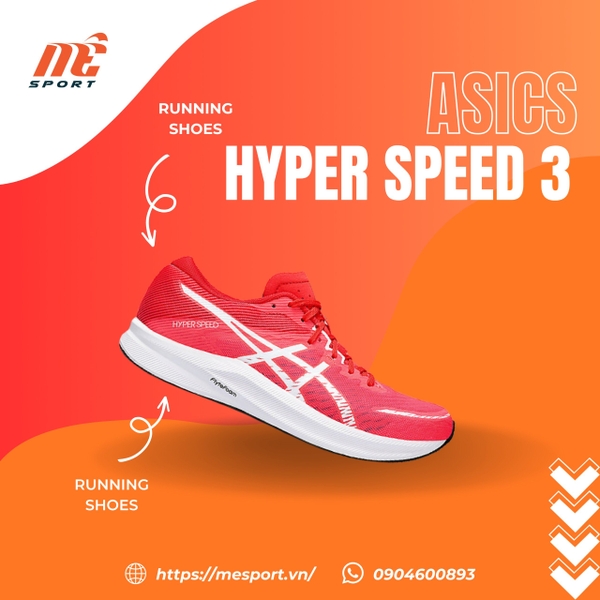Asics Hyper Speed 3 Hồng 1012B517-700