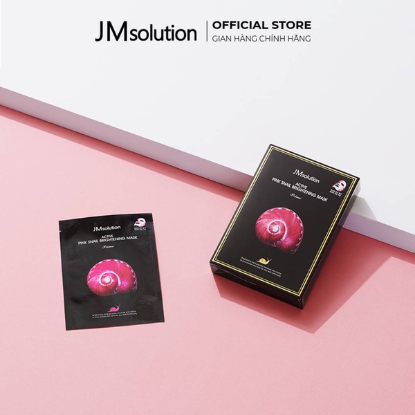 Mặt Nạ Jmsolution Active Pink Snail Brightening Mask 30ml | CÔNG TY TNHH THƯƠNG MẠI EGAO VIỆT NAM
