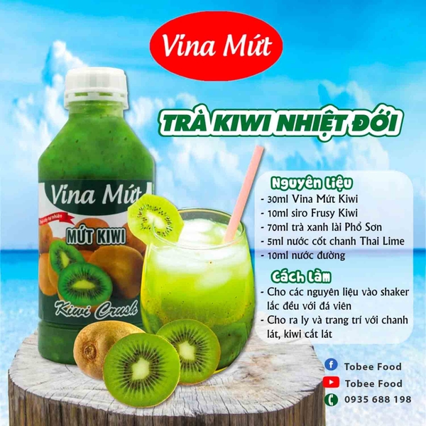 Mứt Vina Kiwi 1L