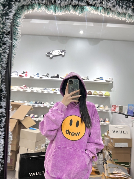 Hoodie Drew House Mascot Washed Grape - VAULT VIETNAM