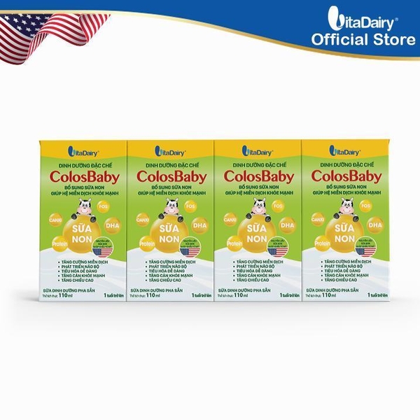 Sữa bột pha sẵn Colosbaby Gold 110ml - 1 Lốc (4 hộp) Shop Thúy Anh