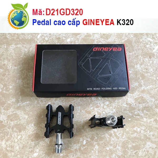 Pedal GINEYEA. đen K320 XE ĐẠP TOÀN CẦU