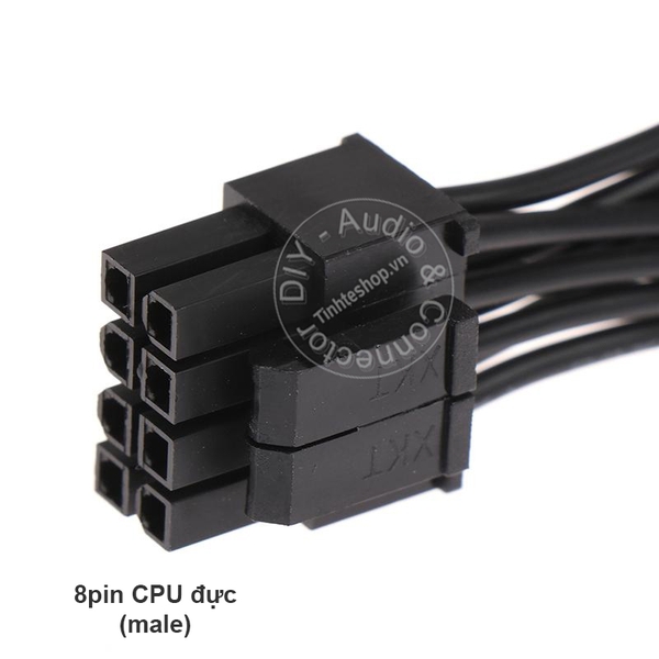 Cáp nguồn 8pin CPU 4+4 nối dài 20Cm - 8 pin male to female CPU power | Tinh Tế Shop