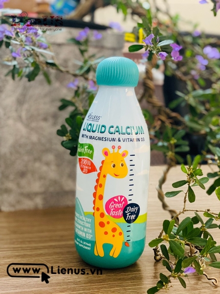 CANXI NƯỚC CHO BÉ NATURADE LIQUID CALCIUM WITH MAGNESIUM & VITAMIN D3 - 474ML Lienus