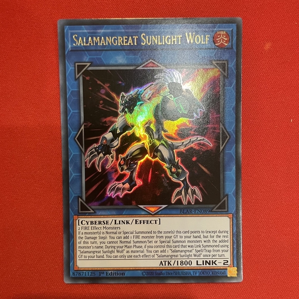[EN]Thẻ Bài Yugioh Chính Hãng] Salamangreat Sunlight Wolf