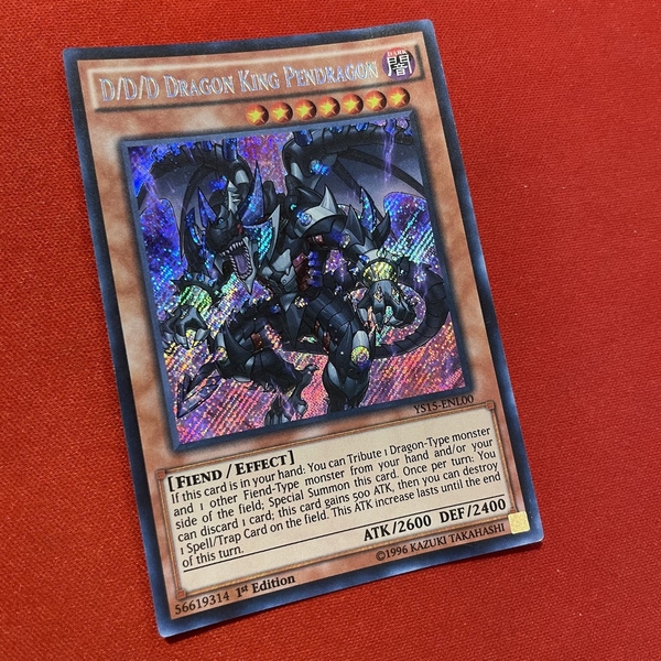 [EN][Thẻ Bài Yugioh Chính Hãng] D/D/D Dragon King Pendragon
