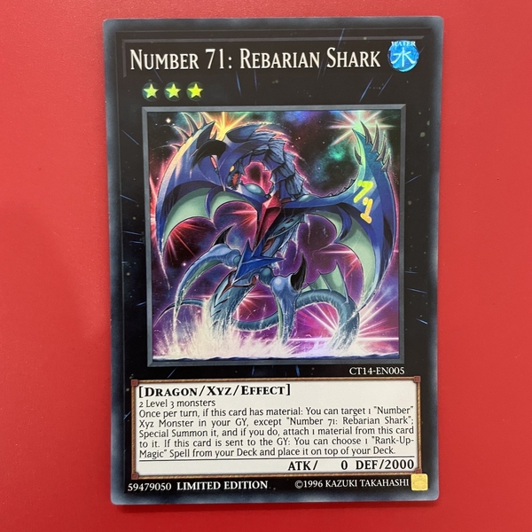 [EN][Thẻ Bài Yugioh Chính Hãng] Number 71: Rebarian Shark
