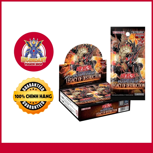 [Gói Bài Yugioh Chính Hãng] Booster Box - Pack Yugioh Legacy Of Destruction - LEDE 2024