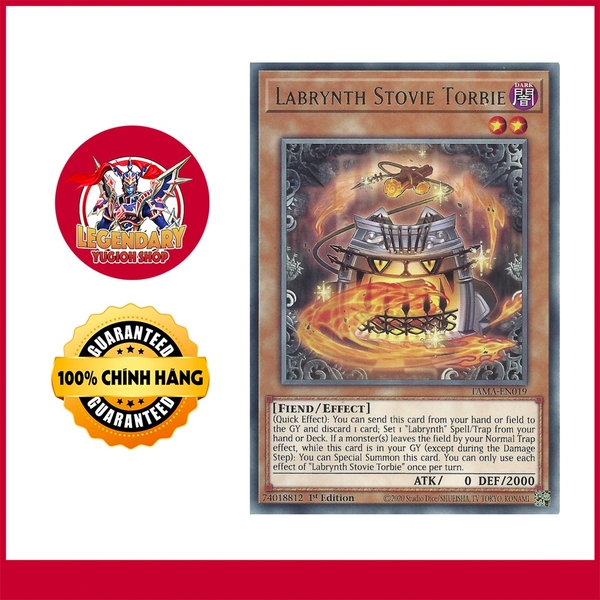 [EN-JP][Thẻ Bài Yugioh Chính Hãng] Labrynth Stovie Torbie