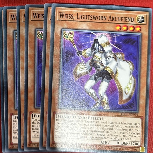[Thẻ Bài Yugioh Chính Hãng] Weiss, Lightsworn Archfiend