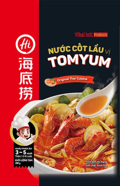 Haidilao - Nước cốt lẩu Tomyum chua cay 200g THỰC PHẨM MỸ VIỆT