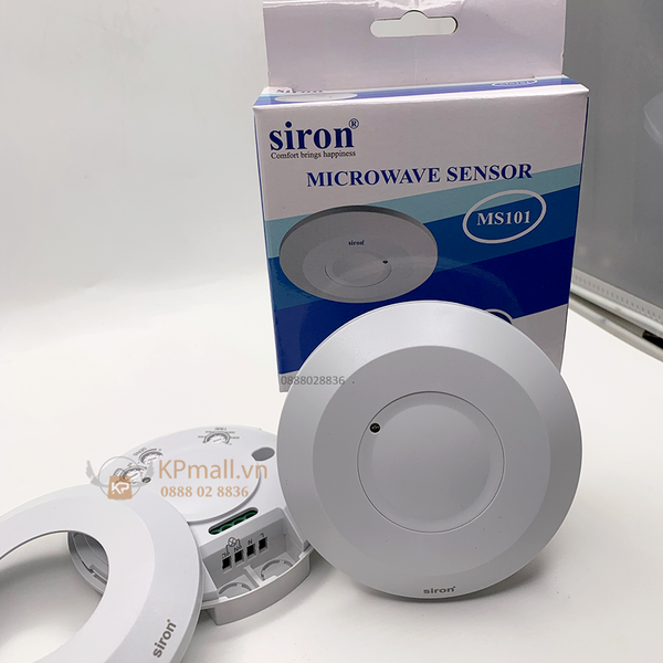 Công tắc cảm ứng chuyển động rada vi sóng Siron MS101 KPmall