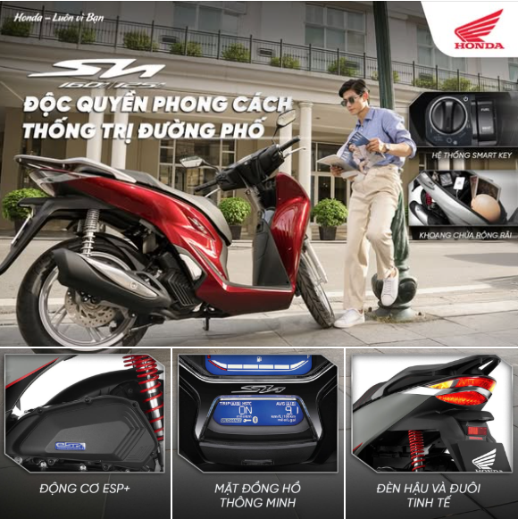 SH125i/160i - TẠO NÊN DẤU ẤN CỦA RIÊNG BẠN | Nam Sương Motor