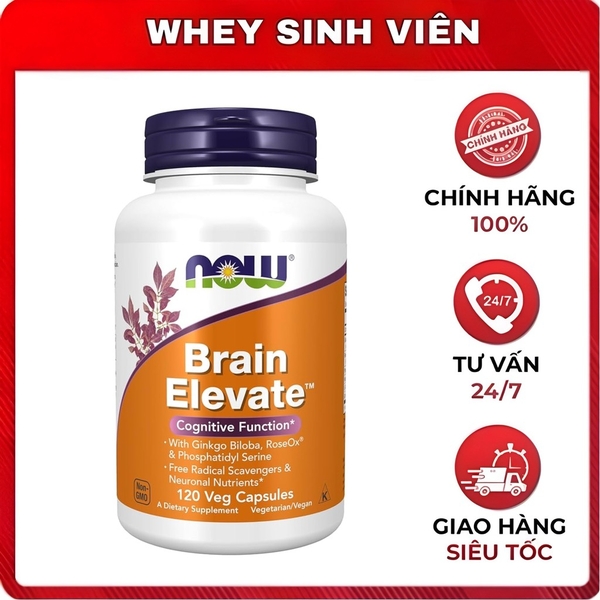 Now Brain Elevate - 120 viên | wheysinhvien