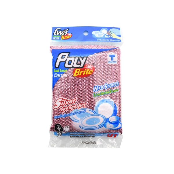 Miếng Rửa Chén Bọc Lưới Bạc Poly-Brite (411-0) | Công Ty TNHH Kinh Doanh Thương Mại Viễn Đông
