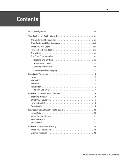 Learn C the Hard Way