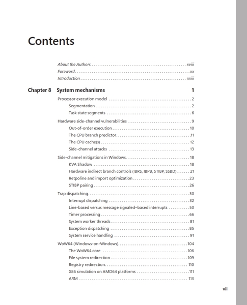 Windows Internals 7th Edition Part 2