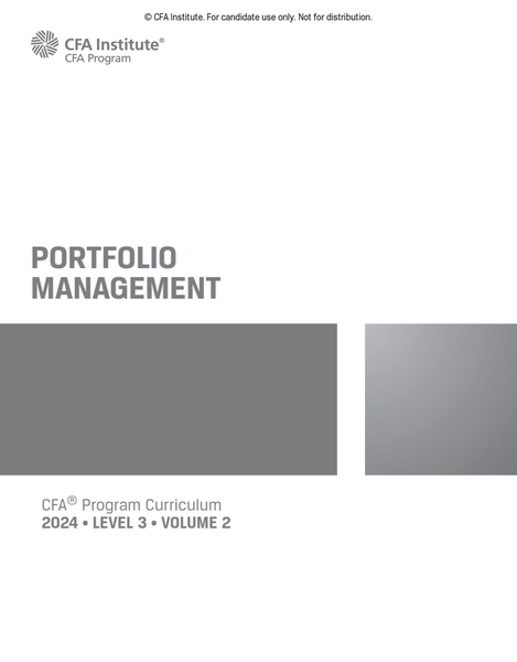 2024 CFA Program Curriculum Level III Box Set