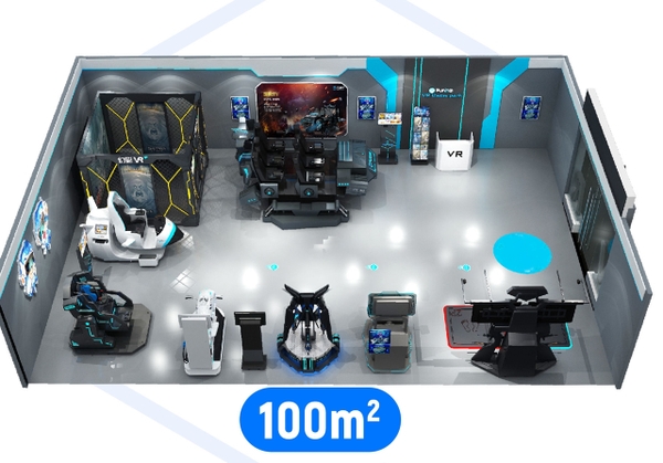 Iti Game Park KVCGE1003 VR - 100 m2 Công viên game giải trí VR thực tế ảo - Game thùng siêu thị ...