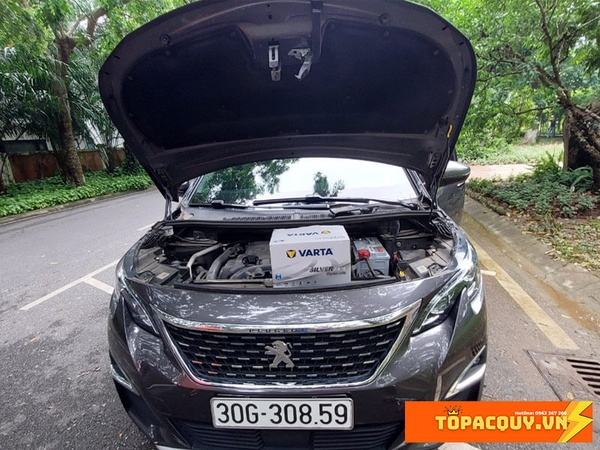 Ắc quy xe Peugeot 5008 AGM chính hãng, kèm COCQ nhập khẩu