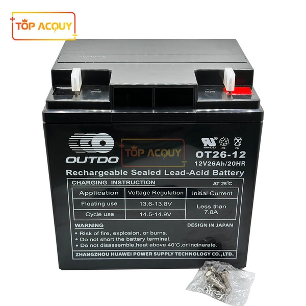 ẮC QUY OUTDO 12V-26AH 20HR OT26-12