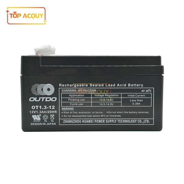 ẮC QUY PHỤ MERCEDES OUTDO OT1.3-12 12V 1.3AH 20HR