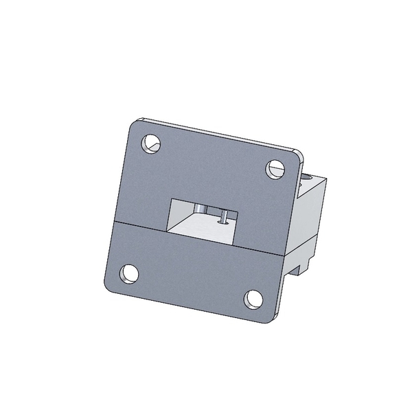 WR51 Waveguide Coaxial Adapter Flange: UBR, 15 to 22GHz