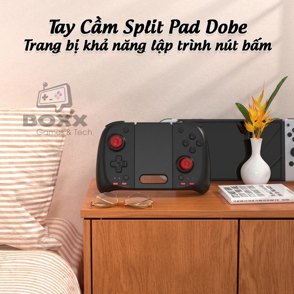 Split Pad cho Nintendo Switch, Nintendo Switch Oled, Tay cầm Nintendo Switch chính hãng Dobe