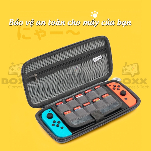 Túi đựng máy Nintendo Switch Oled, V1, V2 chính hãng GeekShare