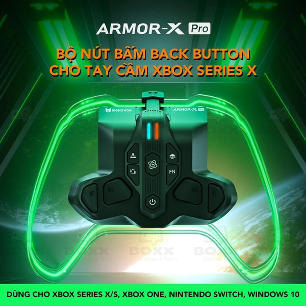 Bộ nút bấm Back Button BIGBIG WON ARMOR X Pro hỗ trợ Mapping, Macro, Turbo, Gyro cho tay cầm ...