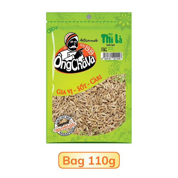 Ong Cha Va Cumin Seeds Jar 40G and Bag 110G/ 500G/ 1KG | BLUETHUNDER JOINT STOCK COMPANY