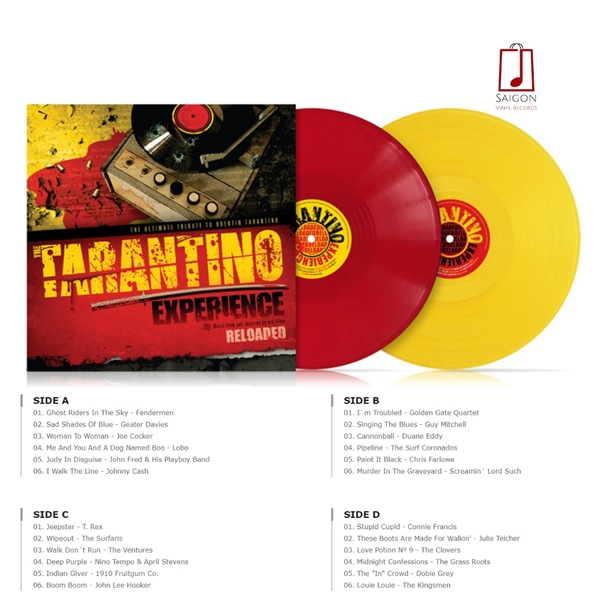 TARANTINO EXPERIENCE RELOADED (Coloured LP) Saigon Vinyl Records