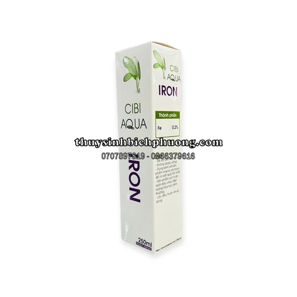 CIBI AQUA IRON - PHÂN NƯỚC KÍCH ĐỎ CHO CÂY | THUỶ SINH BÍCH PHƯƠNG
