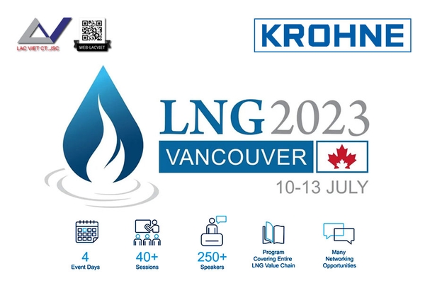 KROHNE tại hội nghị LNG (khí tự nhiên lỏng) 2023 LAC VIET CT.,JSC