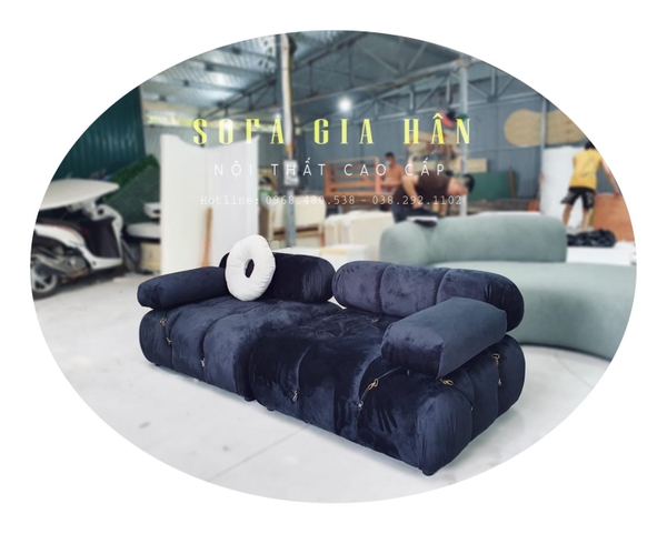 Sofa Béo Bọc Nỉ Nhung Hàn Quốc - SG045 | SOFA GIA HÂN