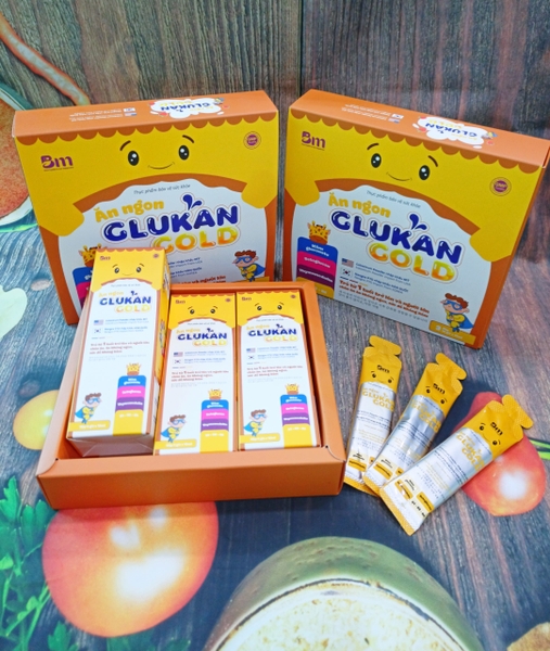 Glukan Gold – Thực phẩm hỗ trợ ăn ngon, tăng cường hấp thu cho trẻ Dược Bạch Mai