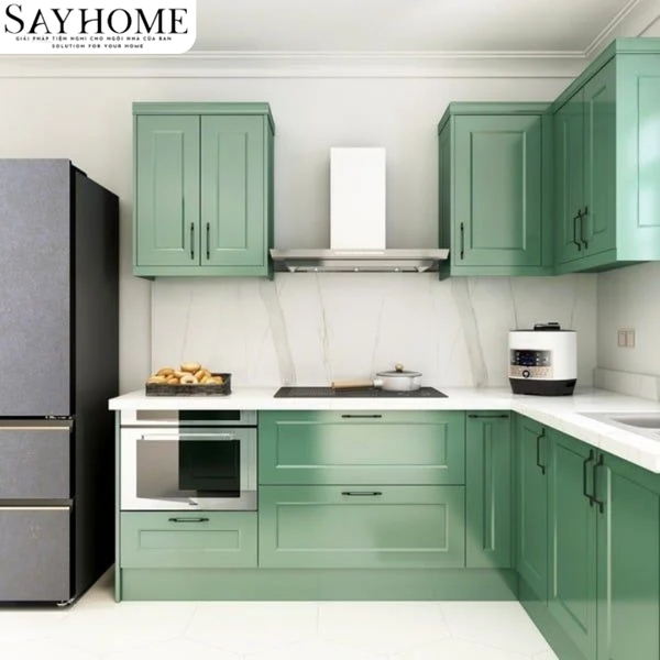 Tủ bếp chữ L TB036