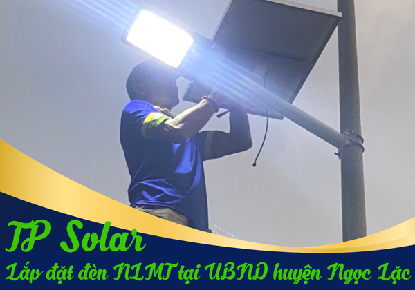TP Solar trao tặng đèn năng lượng mặt trời đến UBND huyện Ngọc Lặc, tỉ