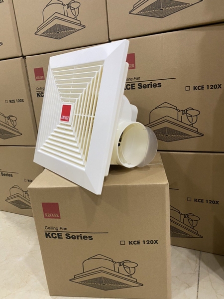 Quạt gắn trần Kruger KCE 100X | Kuger Việt Nam | Quạt thông gió