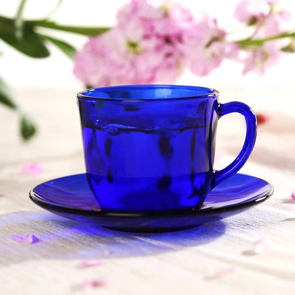 Bộ 6 Tách Lys Duralex Xanh Saphir 220ml - Cường Lực Pháp, Độc Đáo | Khang Kiệt