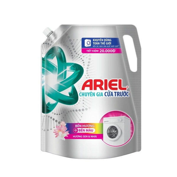Nước giặt Ariel cửa trước sen & nhài, 1.55kg 5 Phút Mart