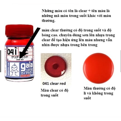 Sơn màu trong suốt Pura PC01-PC11 Jumpwind - Sơn Mô Hình